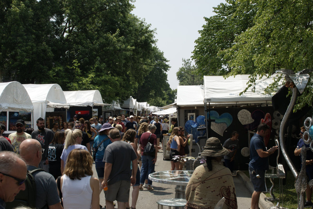 A Festival Layout Plan - Sunshine Artist