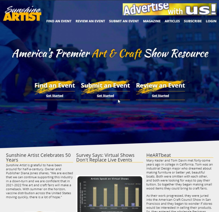 Subscribe to Sunshine Artist - Sunshine Artist